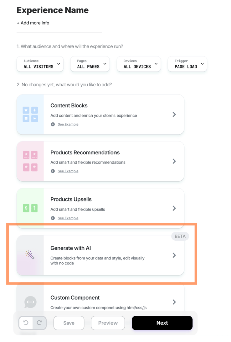 Using Visually Copilot’s Smart Component Generator